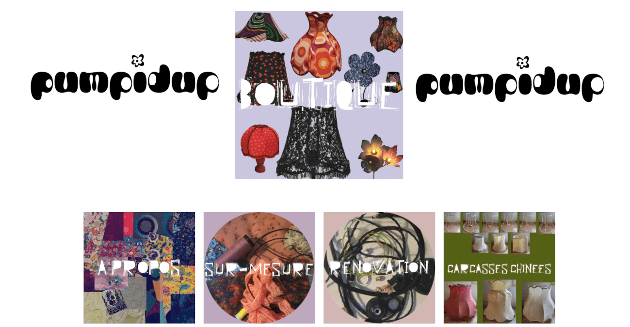 Confection d'abat-jours sur mesure - Pumpidup